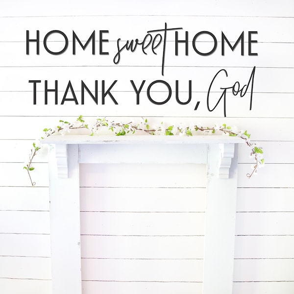 Thank You God Sign - Etsy
