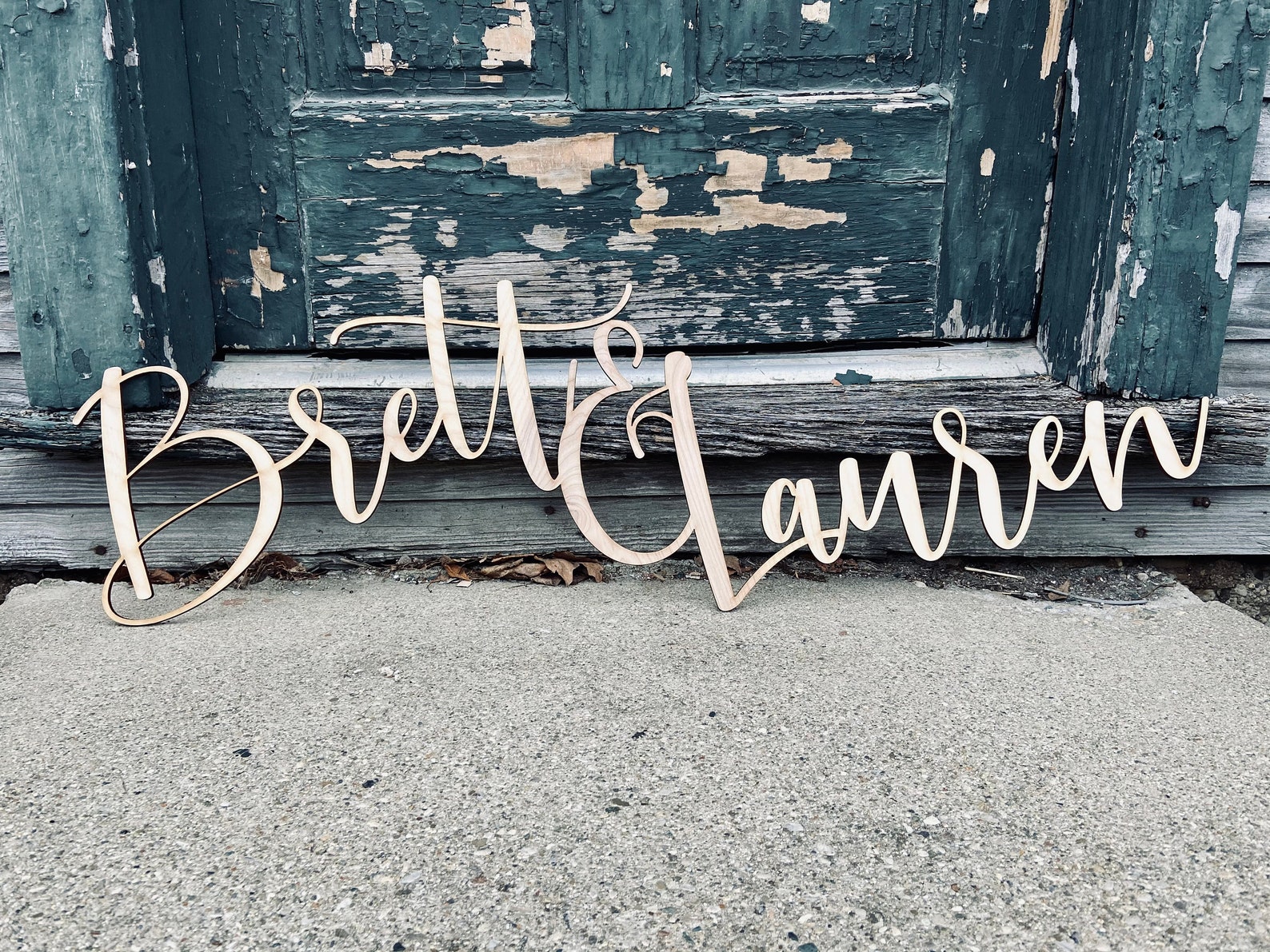 Custom Couples Name/wedding Backdrop Name/laser Cut Wedding - Etsy