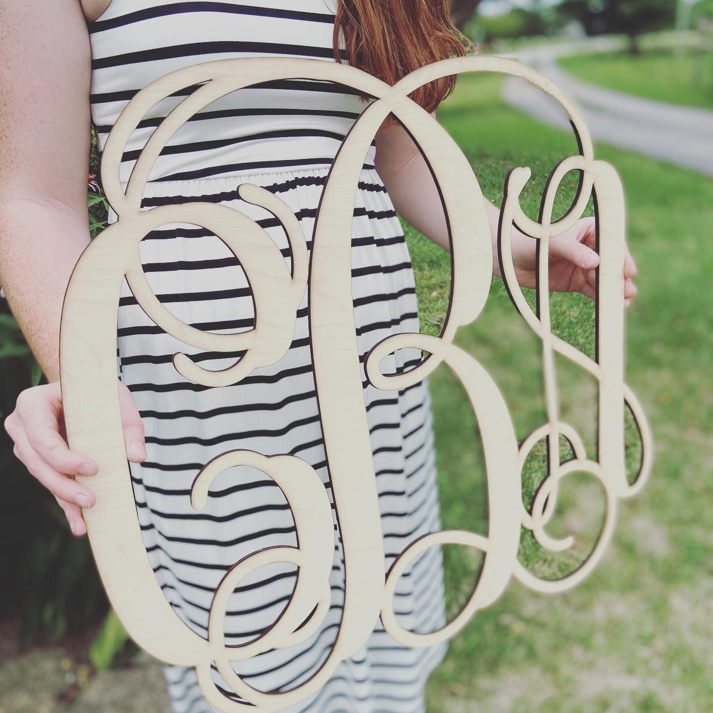 Custom Wood Monogram Sign/personalized Monogram/baby Nursery | Etsy