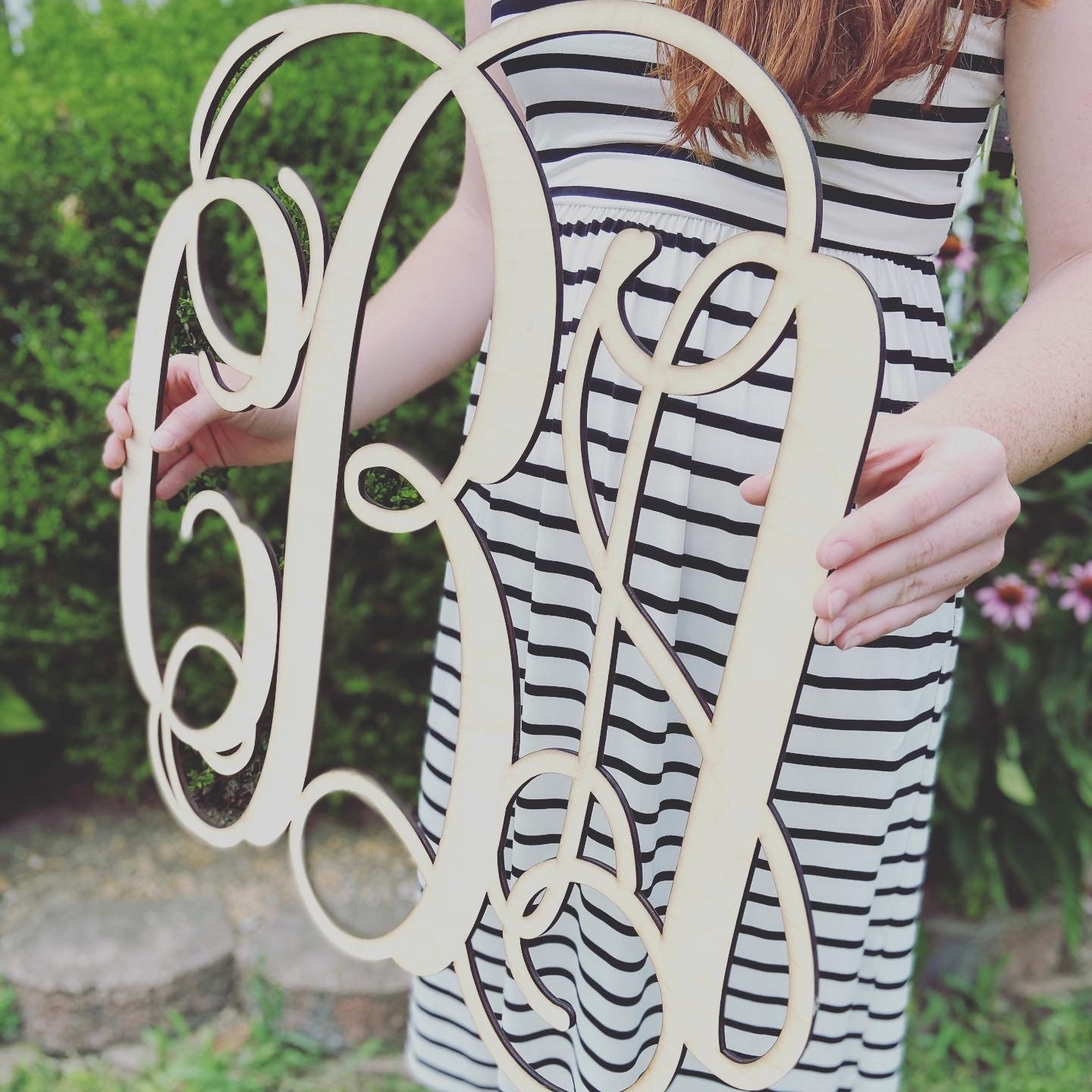 Custom Wood Monogram Sign/personalized Monogram/baby Nursery | Etsy