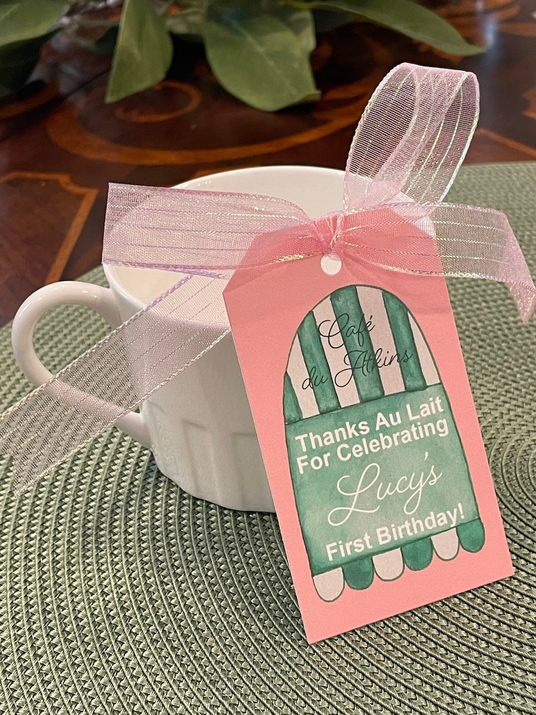 Printed Cafe TWO Monde Themed Gift Tags. Louisiana Second Birthday ...