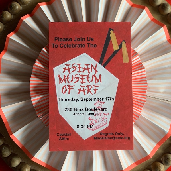 Asian Invitation - Etsy