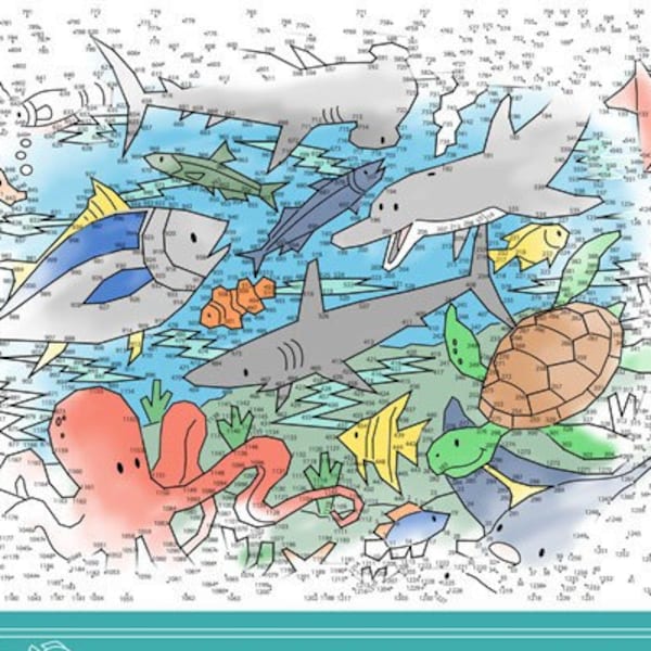 Sea Life Drawing - Etsy