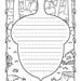 Acorn Writing Paper Templates - Etsy