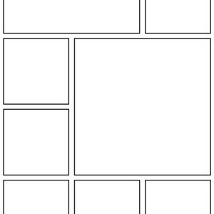Comic Book Paper Templates PDF - 100 Printable Layouts for Kids - Etsy