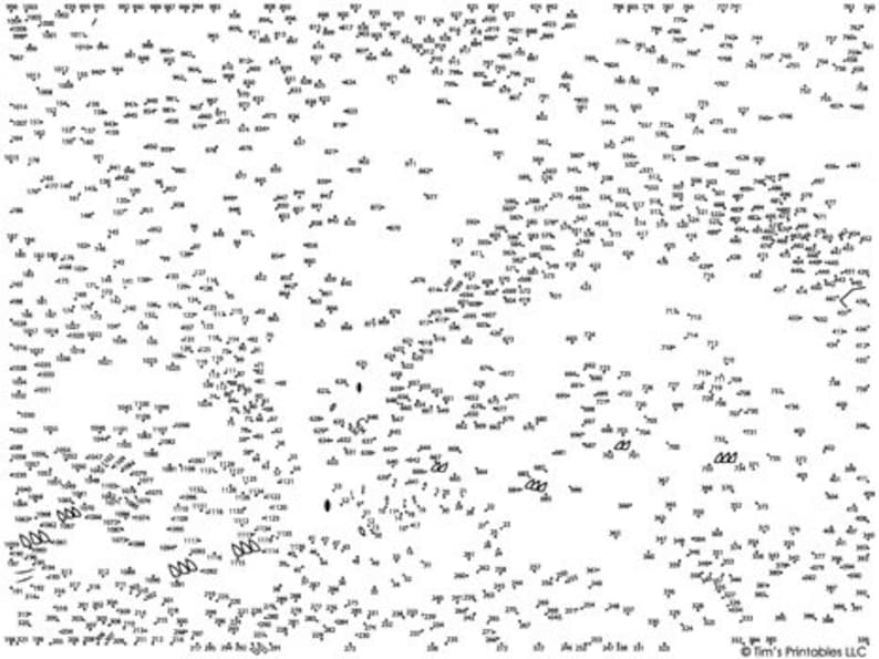 Stegosaurus Extreme Difficulty Dot-to-dot / Connect the Dots PDF - Etsy