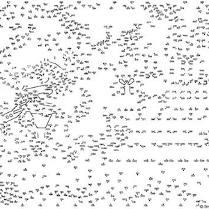 Christmas Extreme Difficulty Dot-to-dot / Connect the Dots - the Elf ...