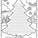 Christmas / Winter Writing Paper Templates - Etsy