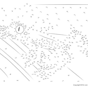 Red-eyed Tree Frog Dot-to-dot / Connect the Dots - 423 Dots - Etsy