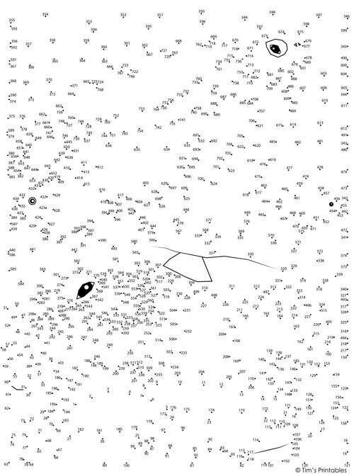 Animal Extreme Difficulty Dot-to-dot / Connect the Dots Vol. 1 PDF - Etsy