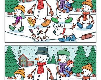 Christmas Spot the Difference | Etsy UK