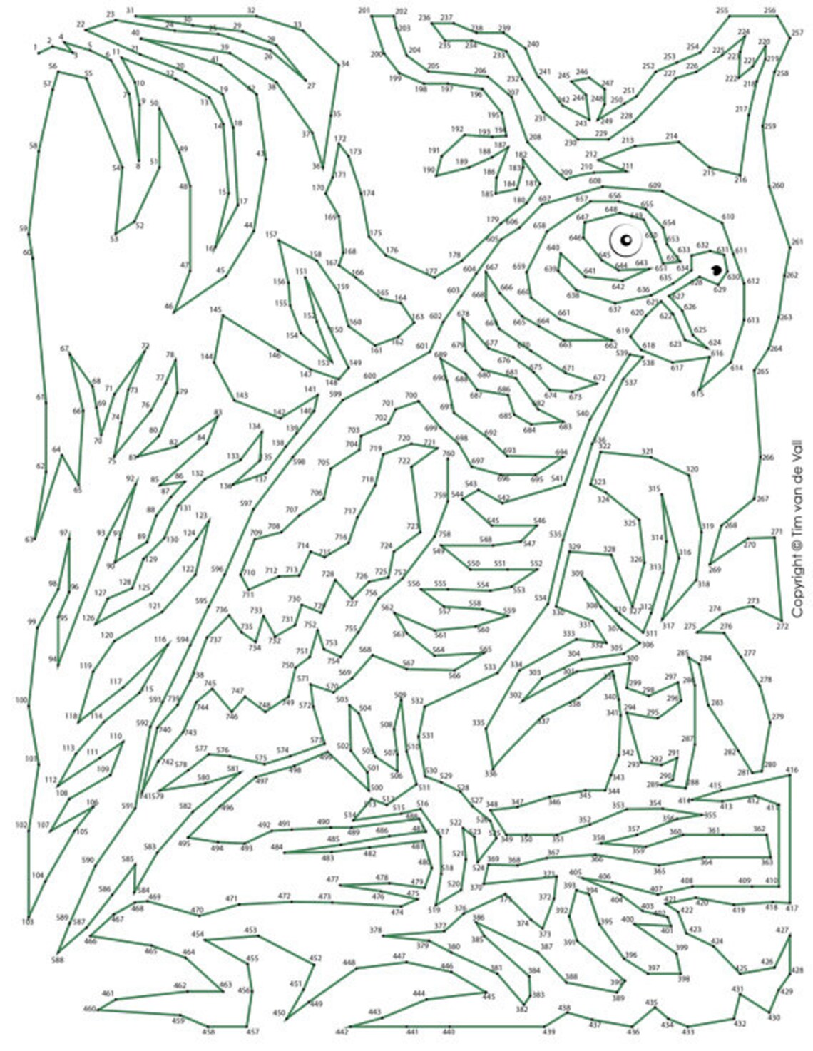 Parrot Dot-to-dot / Connect the Dots PDF - - Etsy