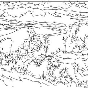 American Bison (buffalo) Extreme Difficulty Dot-to-dot / Connect the ...