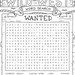 Wild West Word Search - Etsy