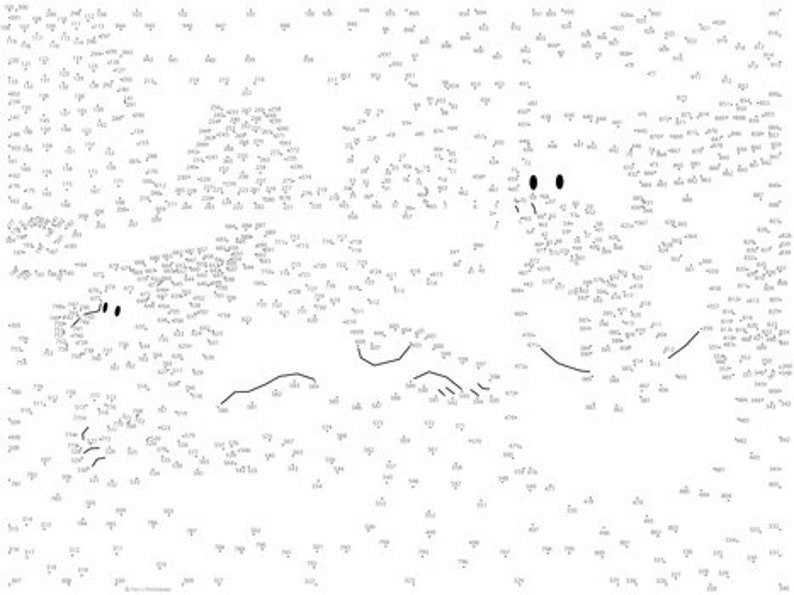 Winter Extreme Difficulty Dot-to-dot / Connect the Dots PDF - Etsy