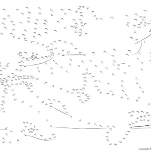 Killer Whale Dot-to-dot / Connect the Dots PDF - 462 Dots - Etsy