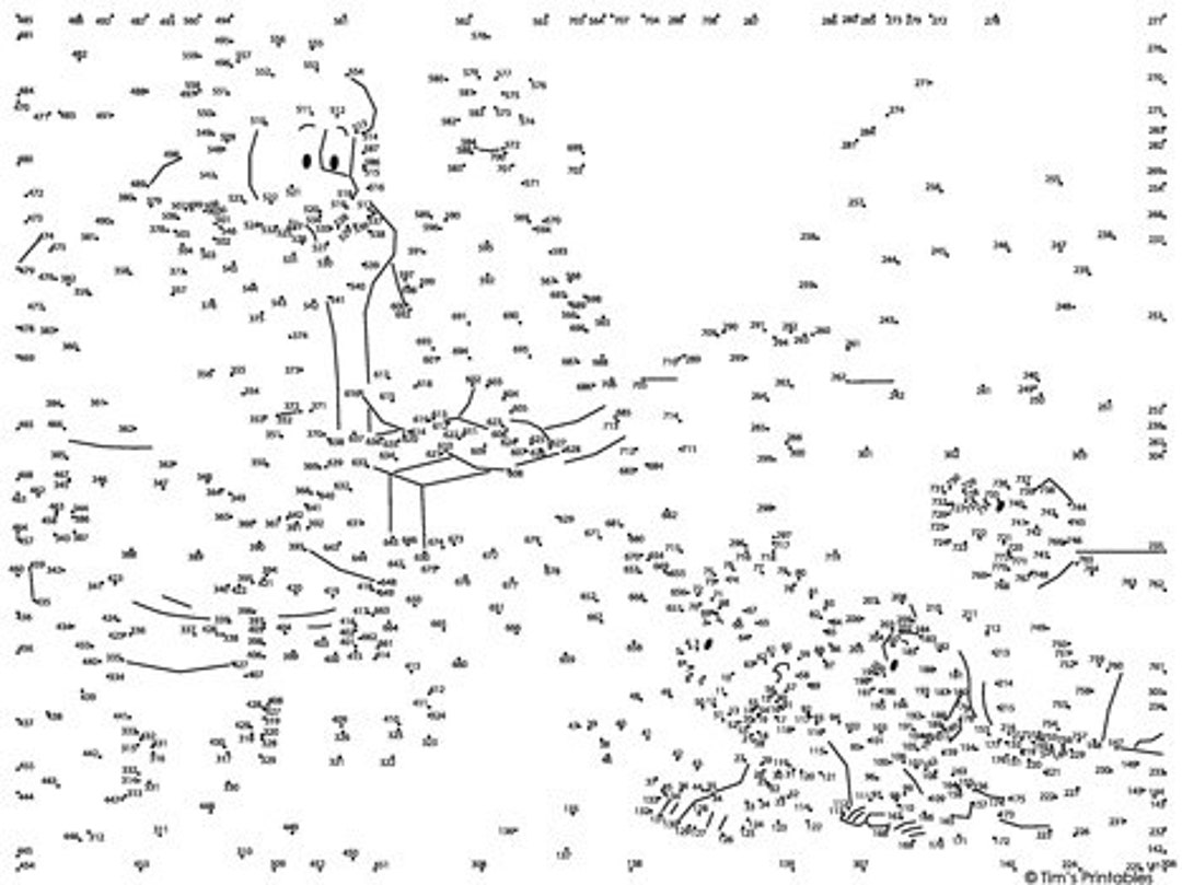 Christmas Eve Extreme Difficulty Dot-to-dot / Connect the Dots PDF - Etsy