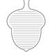 Acorn Writing Paper Templates - Etsy
