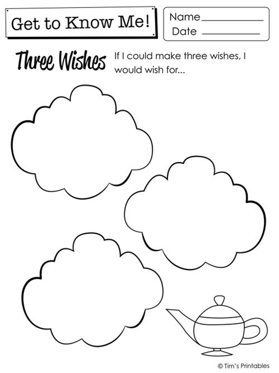 Get to Know Me Questions Packet - Etsy