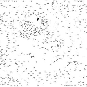 Otter Extreme Difficulty Dot-to-dot / Connect the Dots PDF - 651 Dots ...
