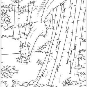 Autumn (fall) Extreme Difficulty Dot-to-dot / Connect the Dots PDF - Etsy