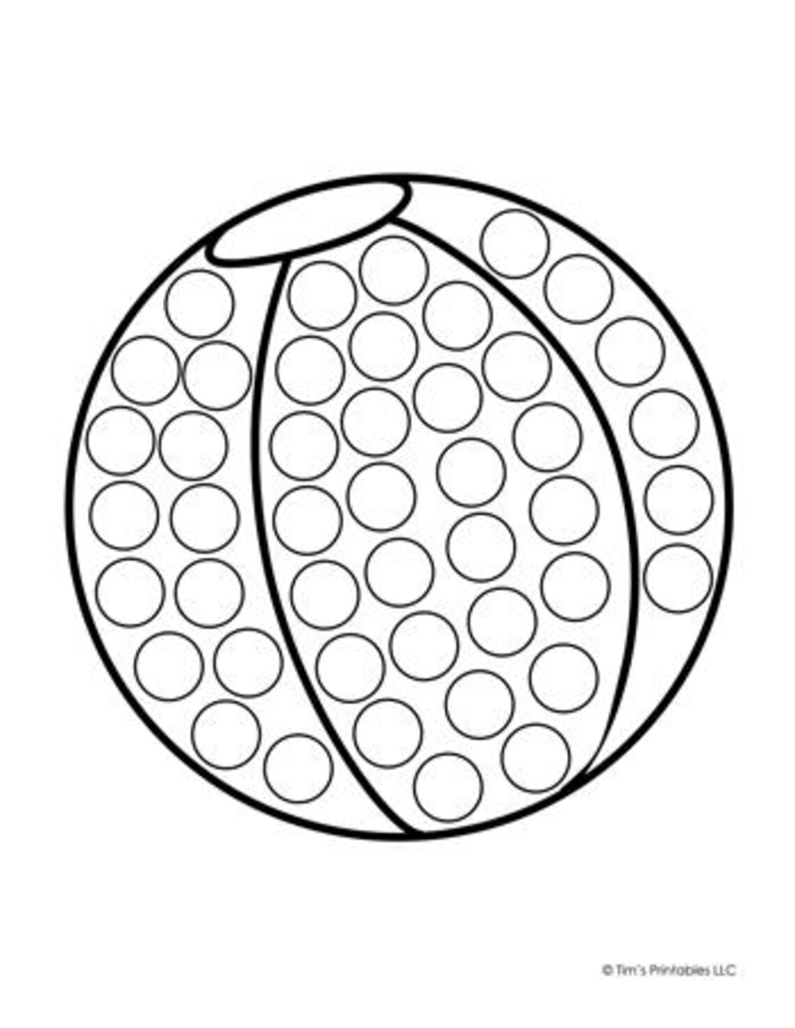 Summer Dot Marker Worksheets - Etsy