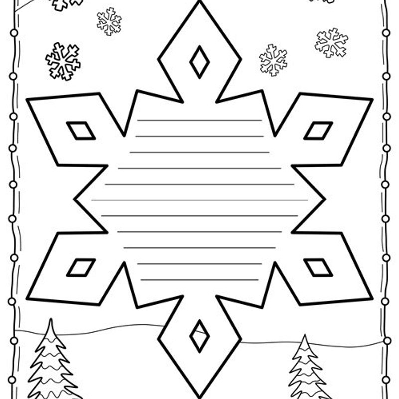 Snow Writing Paper - Etsy
