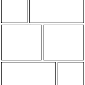 Comic Book Paper Templates PDF - 100 Printable Layouts for Kids - Etsy