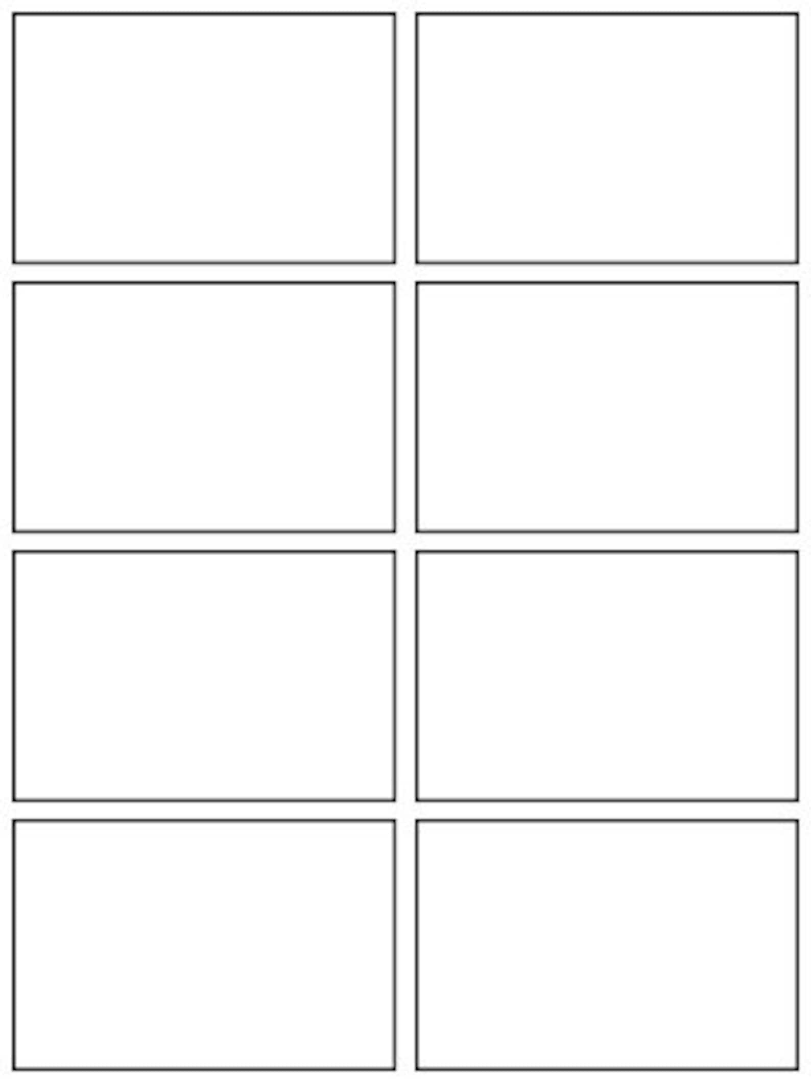 Comic Book Paper Templates PDF - 100 Printable Layouts for Kids - Etsy