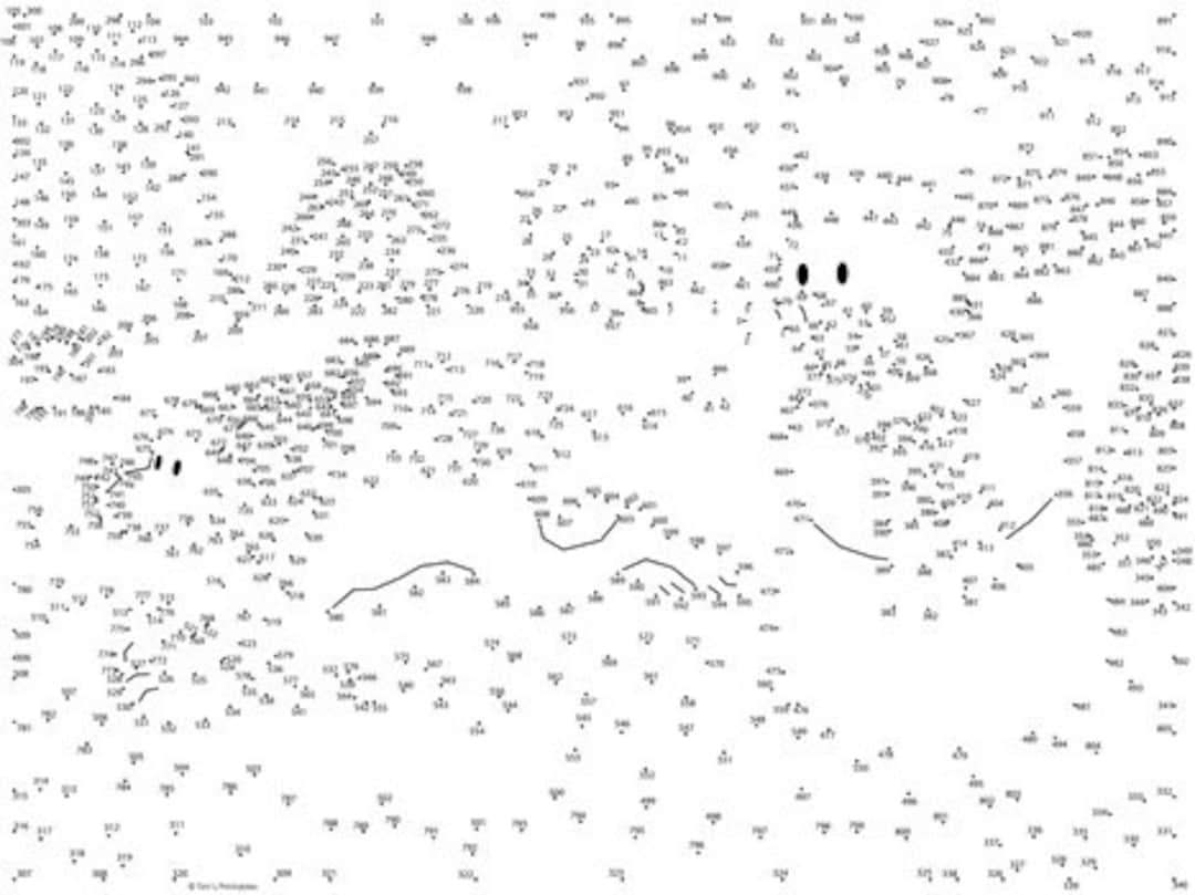 Winter Extreme Difficulty Dot-to-dot / Connect the Dots PDF - Etsy