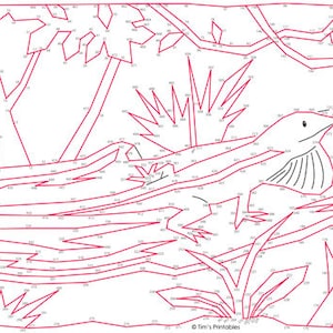 Lizard Extreme Difficulty Dot-to-dot / Connect the Dots PDF - Etsy