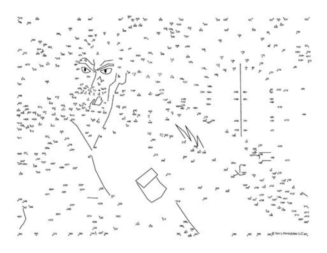 Halloween Extreme Difficulty Dot-to-dot / Connect the Dots Vol. 1 PDF ...