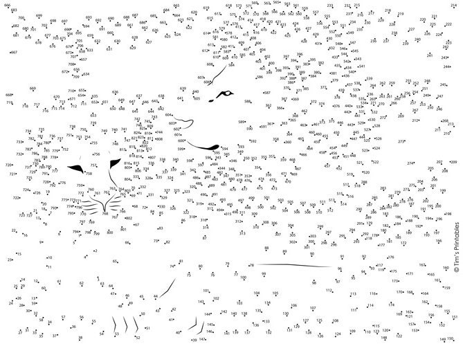 Animal Extreme Difficulty Dot-to-dot / Connect the Dots Vol. 1 PDF - Etsy