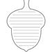 Acorn Writing Paper Templates - Etsy