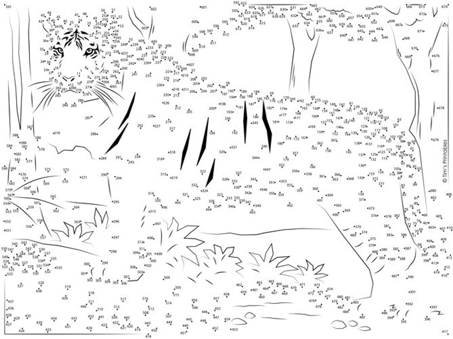 Animal Extreme Difficulty Dot-to-dot / Connect the Dots Vol. 1 PDF - Etsy