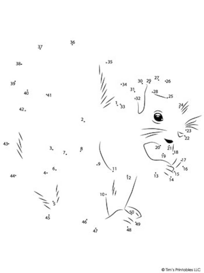 Animal Easy & Medium Difficulty Dot-to-dot PDF Packet - 24 Activities ...