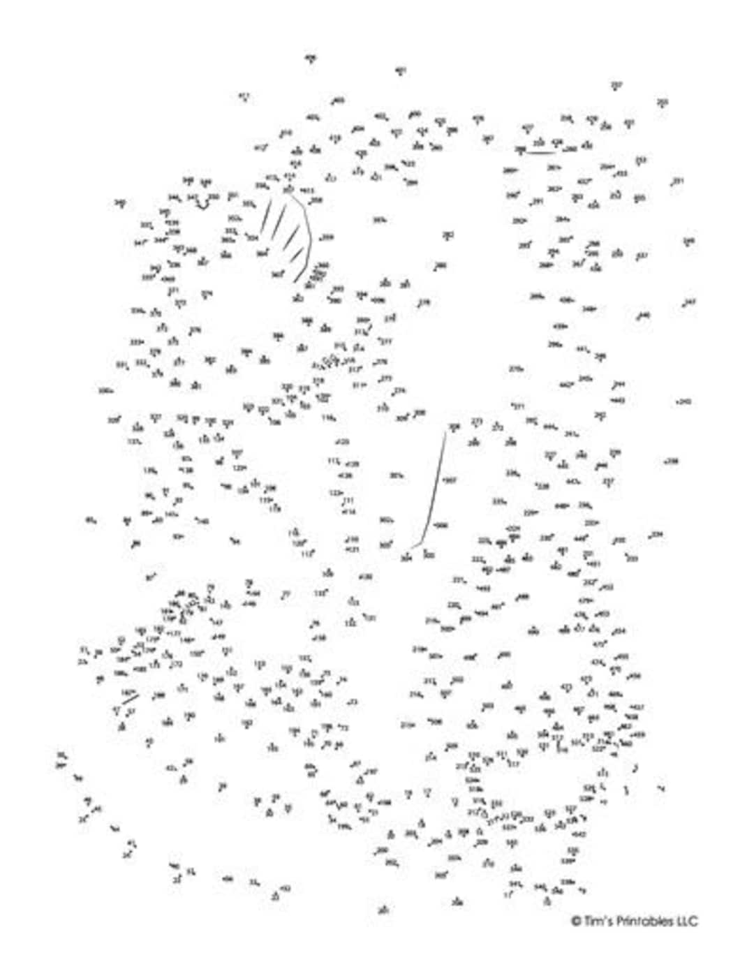 Ice Cream Extreme Difficulty Dot-to-dot / Connect the Dots PDF - Etsy