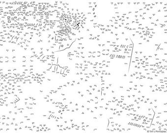 Dragon Dot-to-dot / Connect the Dots 945 Dots - Etsy