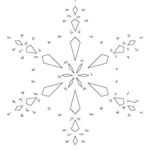 Snowflake Dot-to-dots / Connect the Dots PDF - Etsy