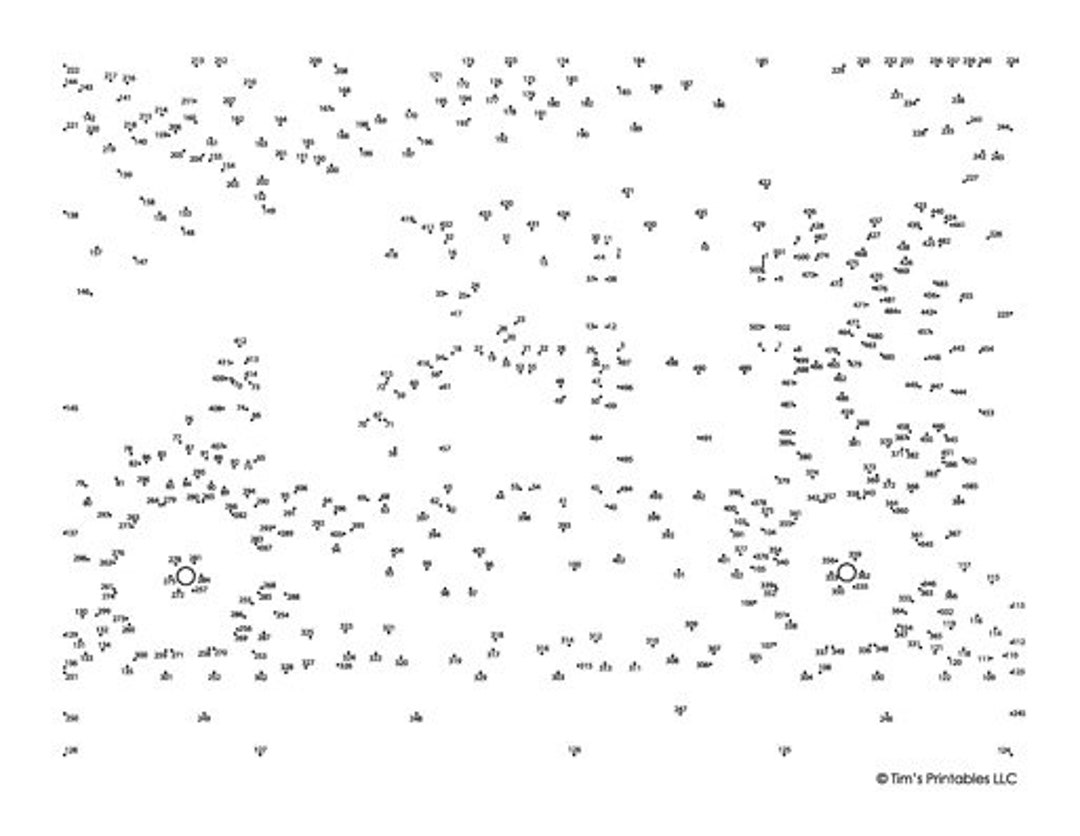Automobile Extreme Difficulty Dot-to-dot / Connect the Dots PDF - Etsy