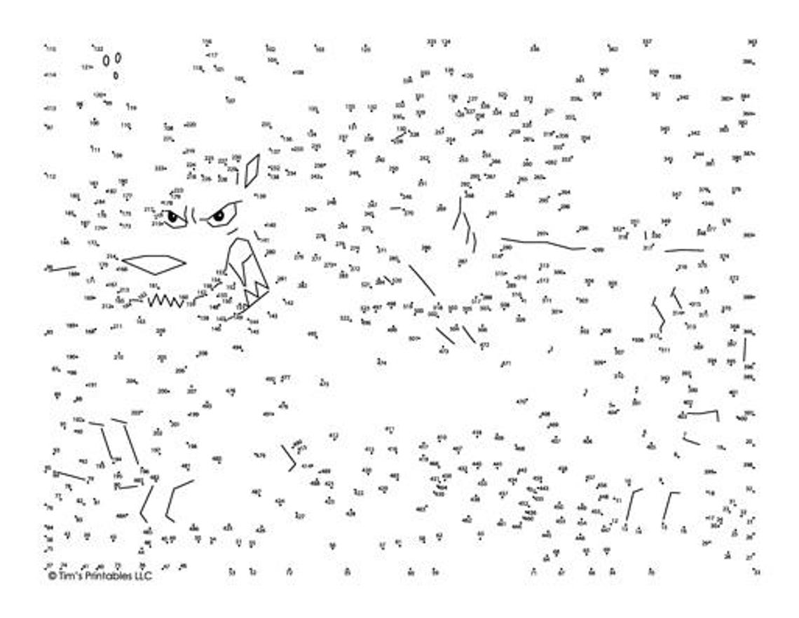 Halloween Extreme Difficulty Dot-to-dot / Connect the Dots Vol. 1 PDF ...