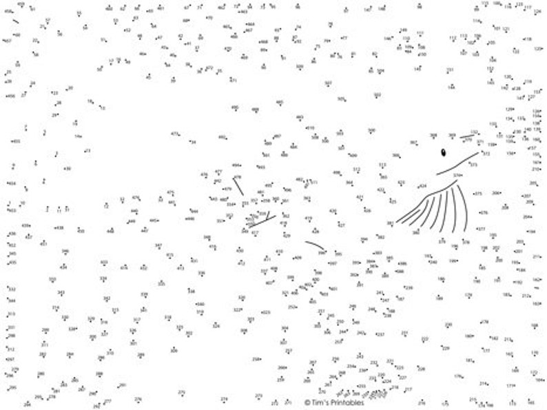 Lizard Extreme Difficulty Dot-to-dot / Connect the Dots PDF - Etsy