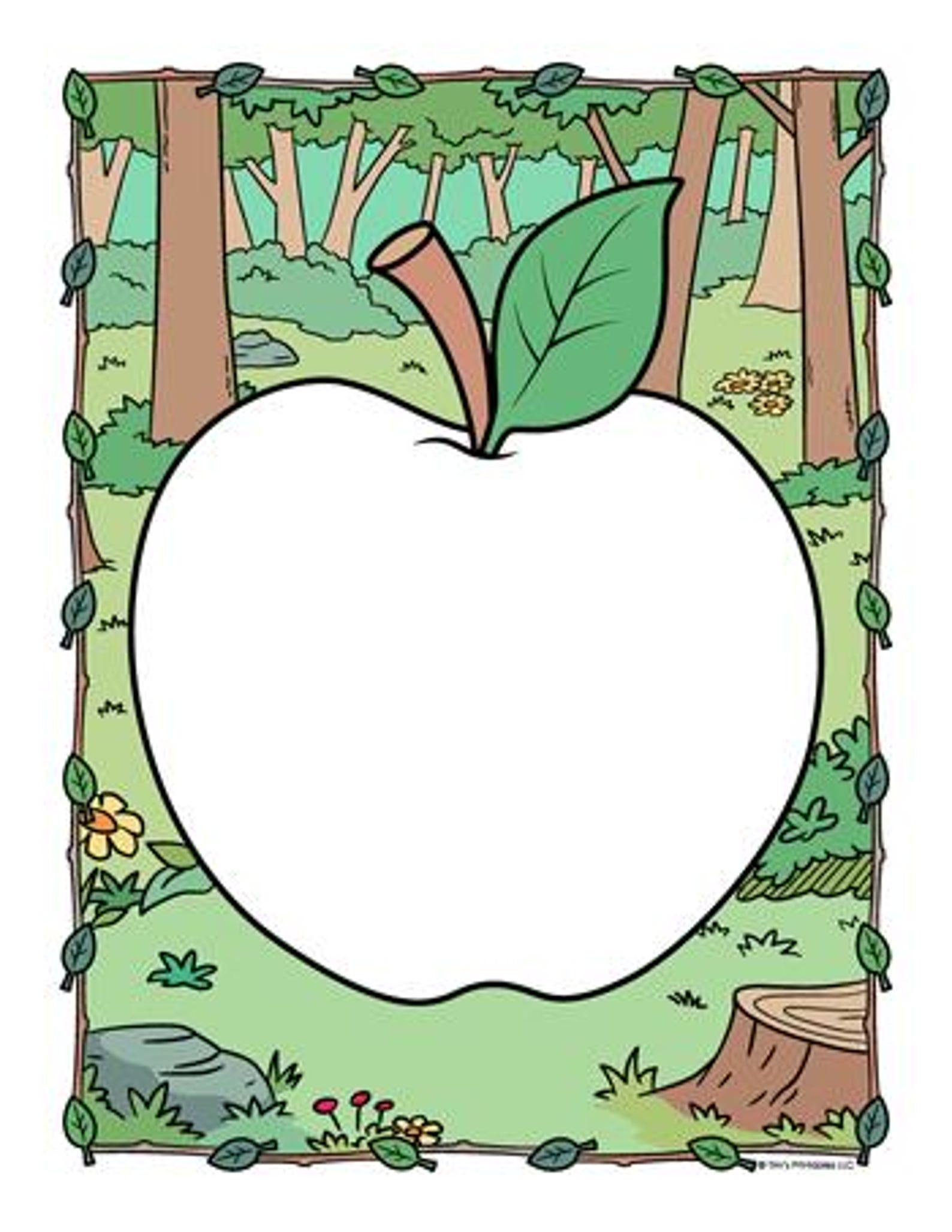 Apple Writing Paper Templates - Etsy