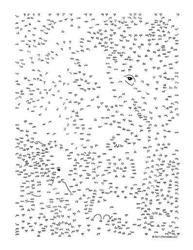 Animal Extreme Difficulty Dot-to-dot / Connect the Dots Vol. 4 PDF - Etsy