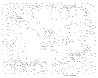 Dodo Bird Dot-to-dot / Connect the Dots PDF - Etsy