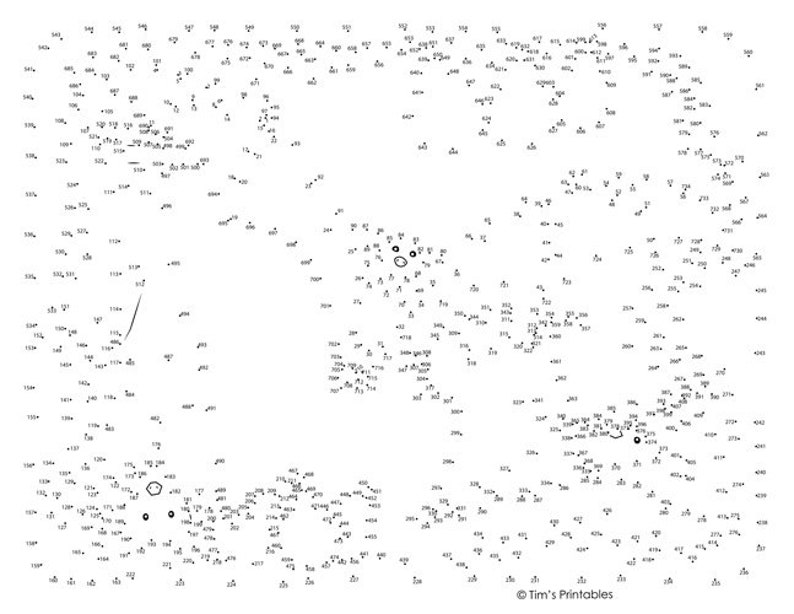 Bat Dot-to-dot / Connect the Dots PDF - 734 Dots - Etsy