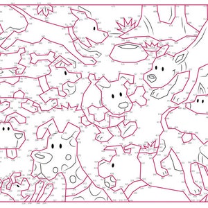 Dogs Dot-to-dot / Connect the Dots PDF - Etsy
