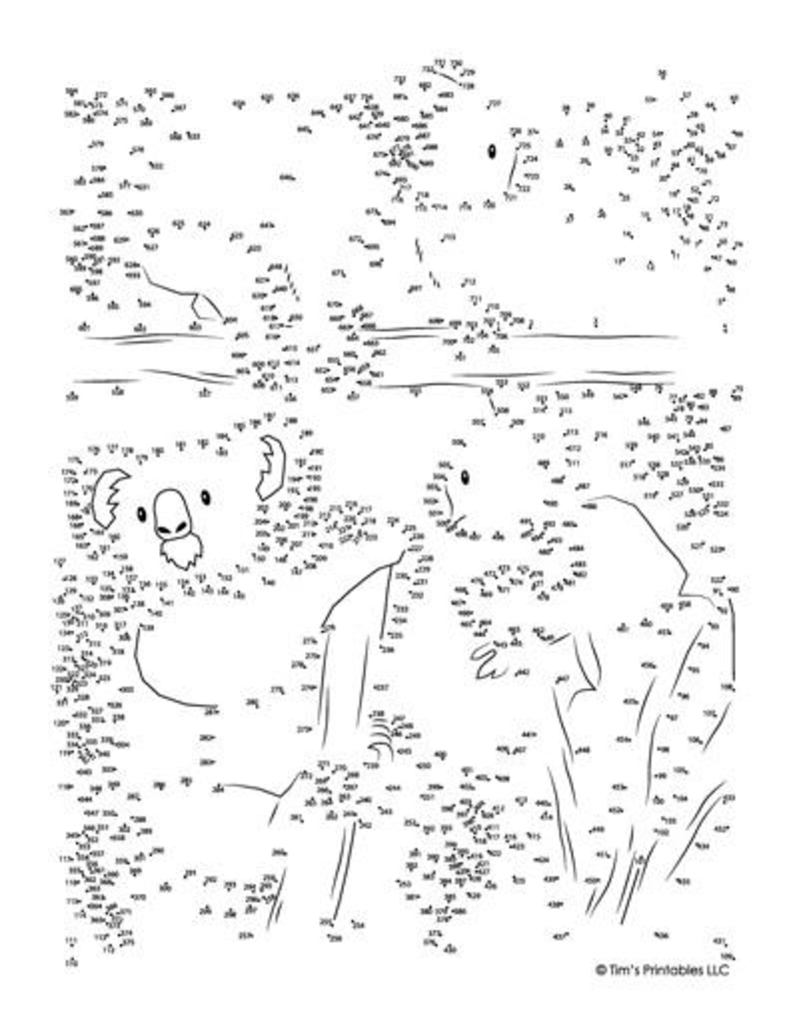 Animal Extreme Difficulty Dot-to-dot / Connect the Dots Vol. 3 PDF - Etsy