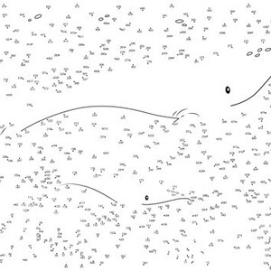 Humpback Whale Extreme Difficulty Dot-to-dot / Connect the Dots PDF - Etsy