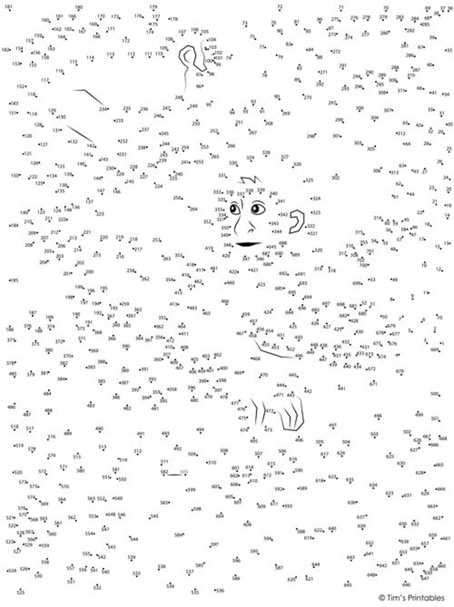 Animal Extreme Difficulty Dot-to-dot / Connect the Dots Vol. 1 PDF - Etsy